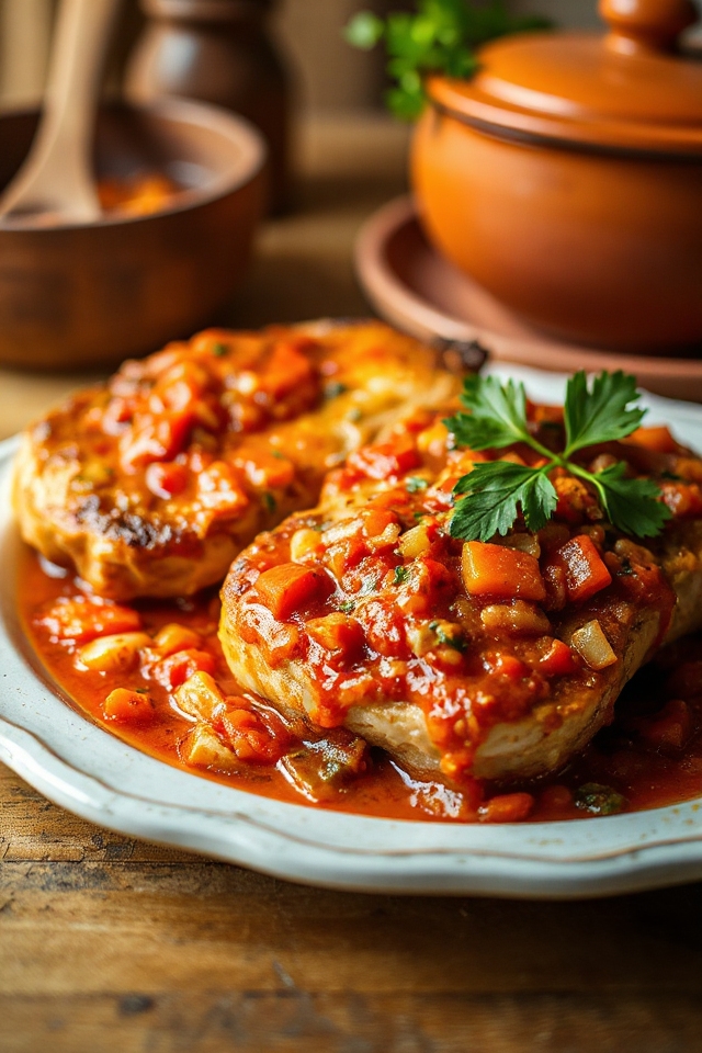 Hearty Italian American Pork Chops Recipe - americanrustics.com